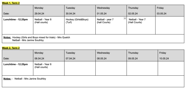 Sports | Balmacewen Intermediate
